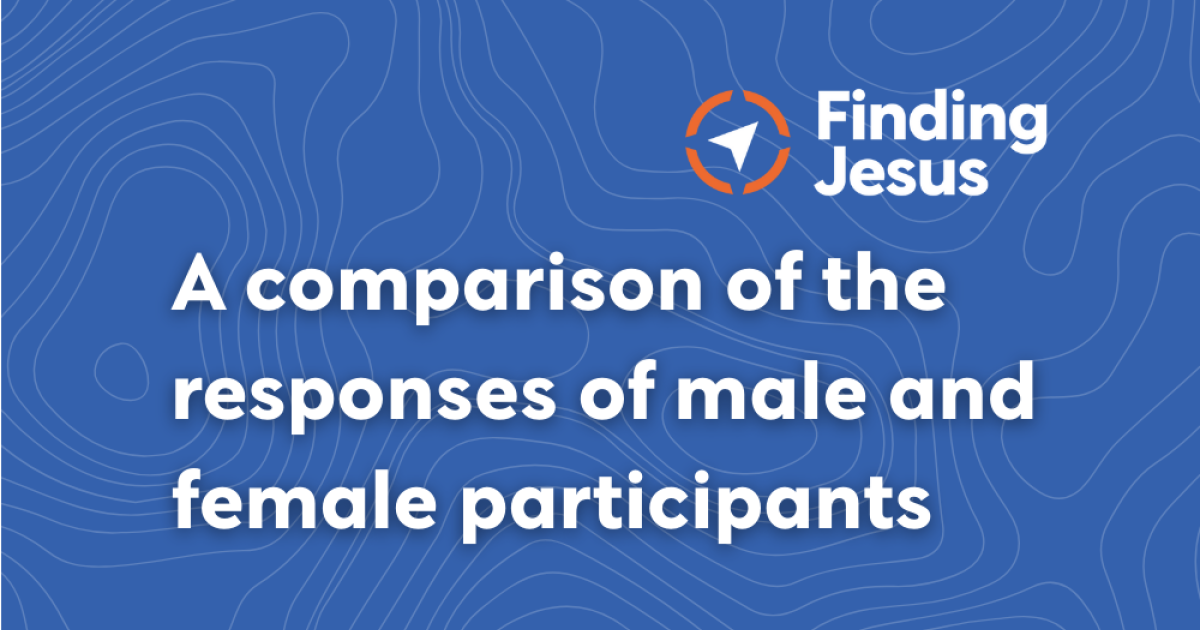Finding Jesus male and female report - Evangelical Alliance