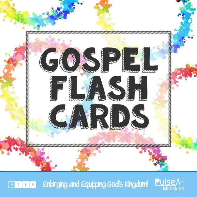 Gospel Flash Cards - Great Commission - Evangelical Alliance