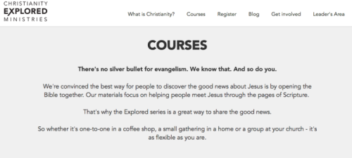 Christianity Explored Ministries: Youth and children - Evangelical Alliance